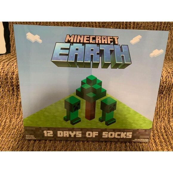 Minecraft | Other | Minecraft2 Days Of Socks Advent Calendar Gift Set ...